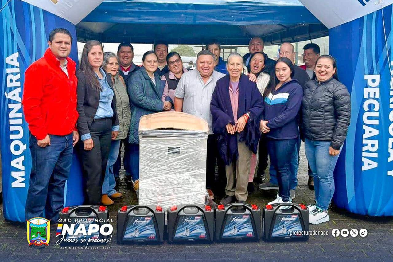 Entrega de equipos para ganaderos y productores lácteos – Cantón Quijos ...
